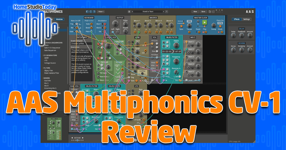 AAS Multiphonics CV-1 Review - HomeStudioToday