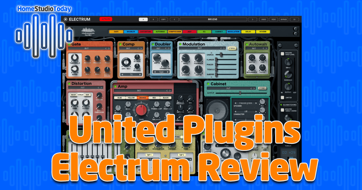 United Plugins Electrum Review - HomeStudioToday
